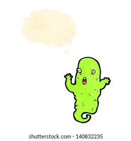 Spooky Green Ghost Cartoon Stock Vector (Royalty Free) 140832235 ...