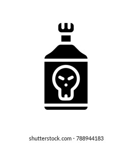 3d Render Poison Yellow Aerosol Cylinder Stock Illustration 2729149