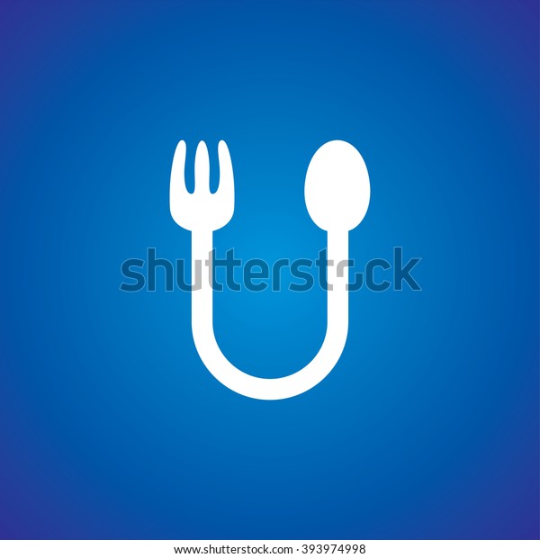 Spoon Fork Sign Restaurant Logo Theme Stock Vector (Royalty Free ...