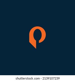 Spoon P Logo Letter P Stock Vector (Royalty Free) 2139107239 | Shutterstock
