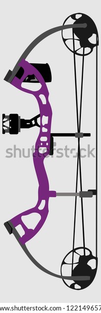 Sport Compound Bow Vector Illustration Stock Vector (Royalty Free ...