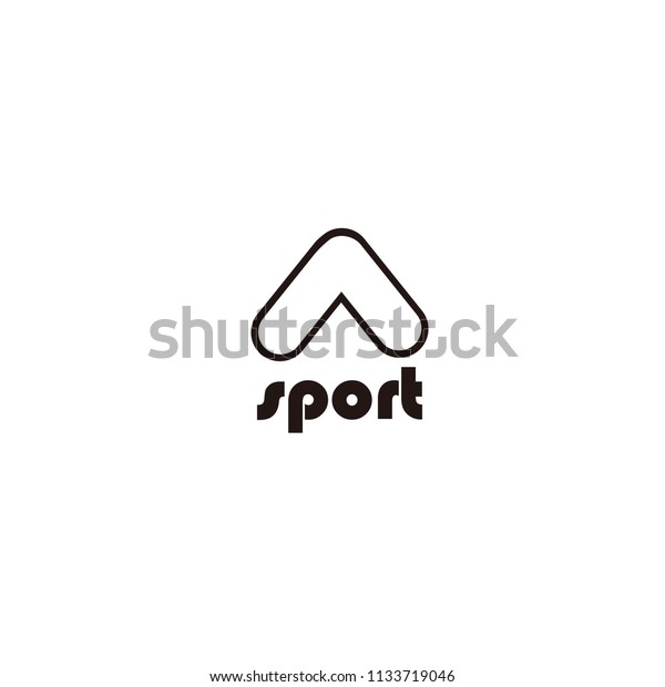 Sport Letter Logo Stock Vector (Royalty Free) 1133719046 | Shutterstock