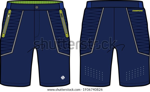 Sport Shorts Design Concept Vector Template Stock Vector (Royalty Free ...