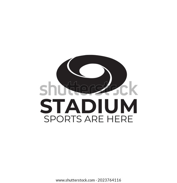 Sport Stadium Logo Design Vector Template Stock Vector (Royalty Free ...