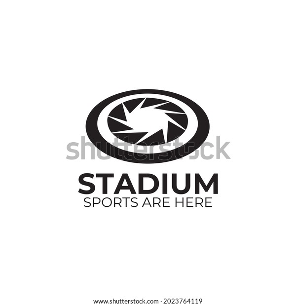 Sport Stadium Logo Design Vector Template Stock Vector (Royalty Free ...
