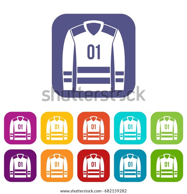 Sport Uniform Icons Set Vector Illustration Stock Vector (Royalty Free ...