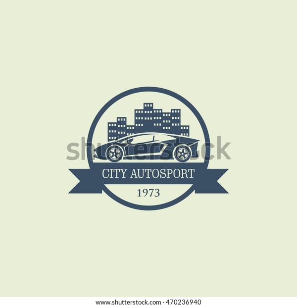 Sports Car Logo Emblems Badges Icons Stock Vector (Royalty Free ...