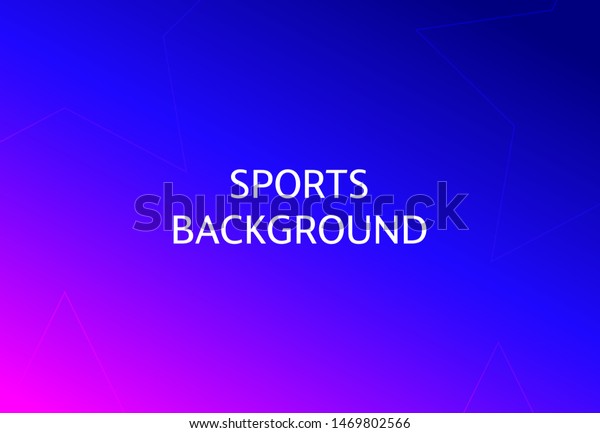 Sports Gradient Background Vector Illustration Stock Vector (Royalty ...