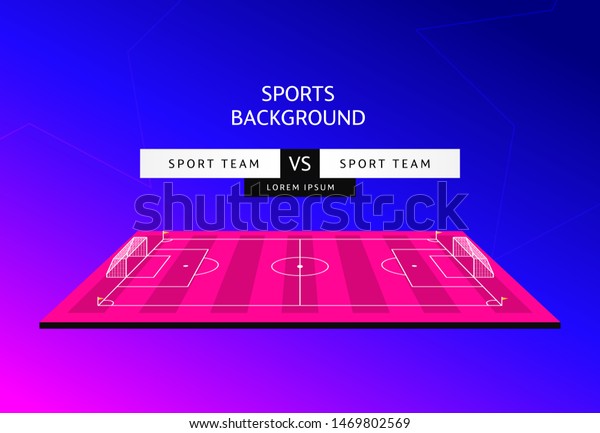 Sports Gradient Background Vector Illustration Stock Vector (Royalty ...