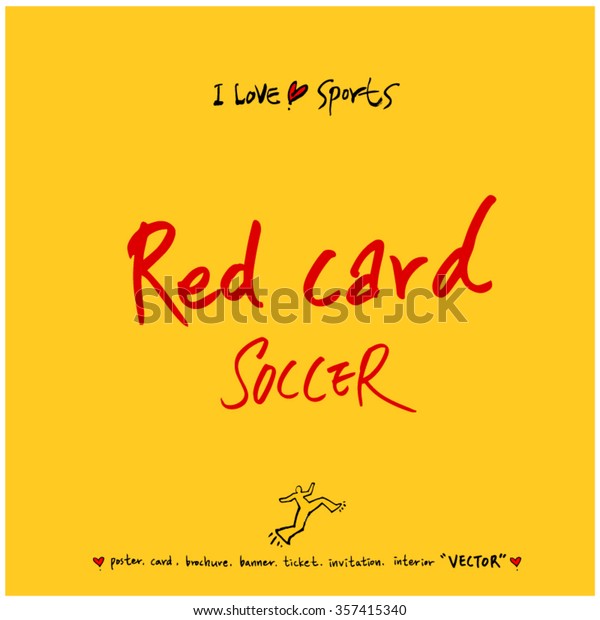 Sports Poster Calligraphy Illustration Vector Sport Stock Vector ...
