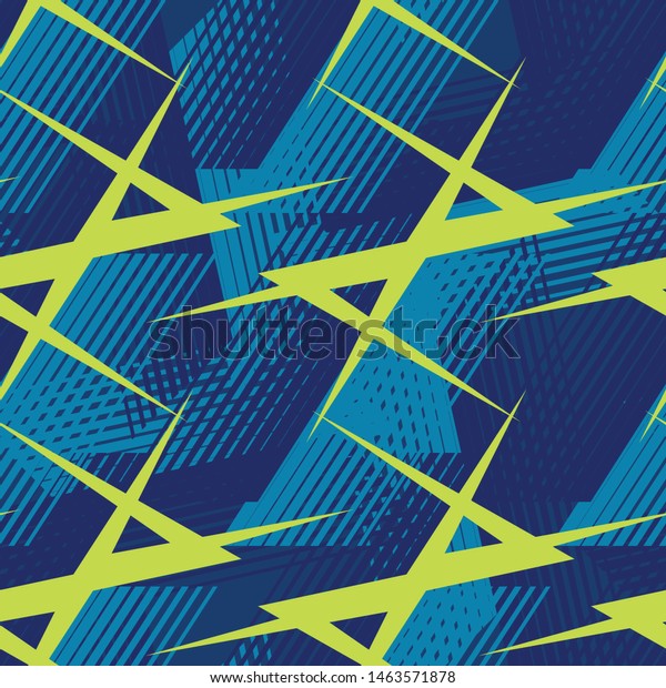 Sports Textile Modern Seamless Pattern Wallpaper Stock Vector (Royalty ...