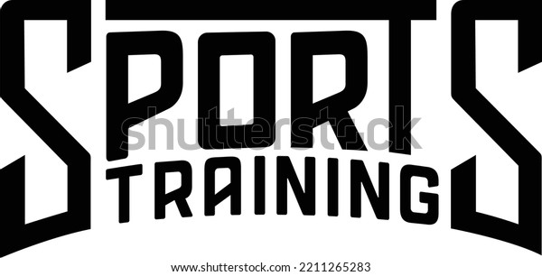 Sports Training Logo Idea Layout Clipart 库存矢量图（免版税）2211265283 ...
