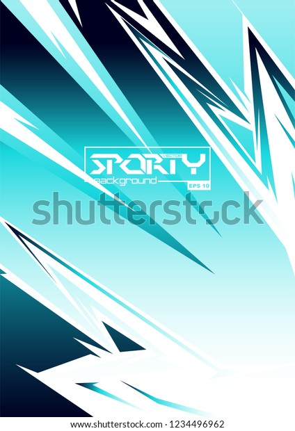 Sporty Abstract Background Stock Vector (Royalty Free) 1234496962