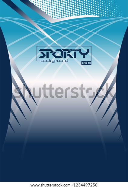 Sporty Abstract Background Stock Vector (Royalty Free) 1234497250 ...