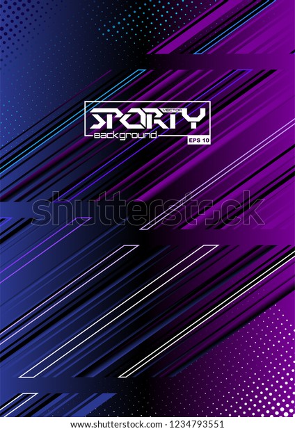 Sporty Abstract Background Stock Vector (Royalty Free) 1234793551