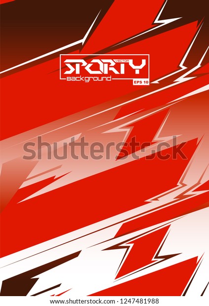 Sporty Abstract Background Stock Vector (Royalty Free) 1247481988 ...