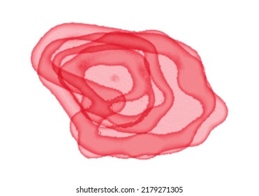 Spot Abstract Red Different Transparency On Stock Vector (Royalty Free ...
