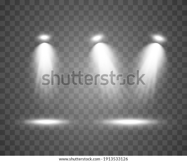 Spot Lighting Scene Light Effect Dual Stock Vector (Royalty Free ...