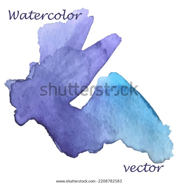 Spot Watercolor Texture Smoothly Shifting Shades Stock Vector (Royalty ...
