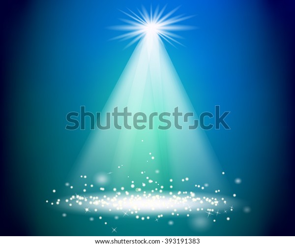 Spotlight Beams Vector Illustration Stock Vector (Royalty Free ...