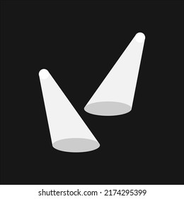 Spotlight Icon Searchlight Icon Vector Illustration Stock Vector ...