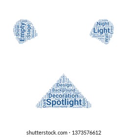 Spotlight Word Cloud Tag Cloud About Stock Vector (Royalty Free ...
