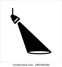 Spotlights Icon Searchlight Icon Vector Illustration Stock Vector ...