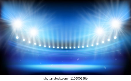 Abstract Background Stadium Stage Hall Scenic Stock Vector (Royalty ...