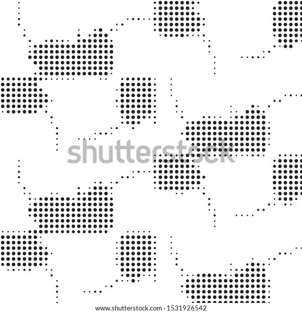 Spotted Black White Grunge Vector Line Stock Vector (Royalty Free ...
