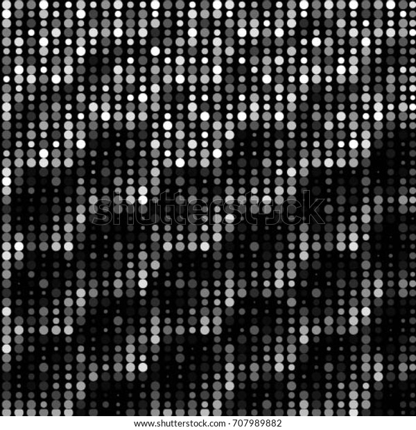 Spotted Halftone Grunge Vector Line Background 스톡 벡터(로열티 프리) 707989882