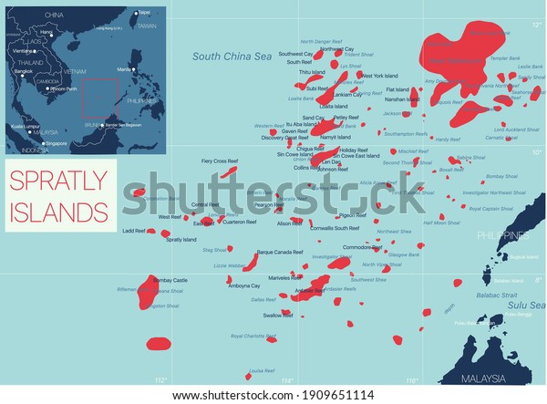 43 Spratly Islands Stock Vectors, Images & Vector Art | Shutterstock