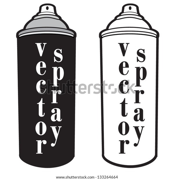 Spray Bottle Outline Vector Stock Vector (Royalty Free) 133264664 ...