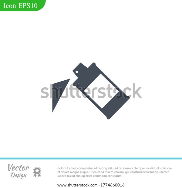 Spray Can Symbol Vector Illustration Eps Stock Vector (Royalty Free ...
