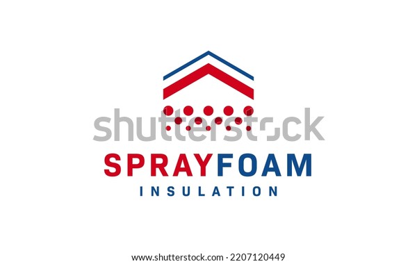 Spray Foam Insulation Logo Design Stock Vector (Royalty Free ...