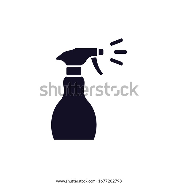 Spray Graphic Design Template Vector Isolated Stock Vector (Royalty ...