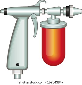 Spray Gun Stock Vector (Royalty Free) 169543847 | Shutterstock