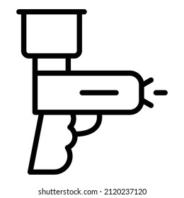 Spray Gun Icon Outline Vector Paint Stock Vector (Royalty Free ...