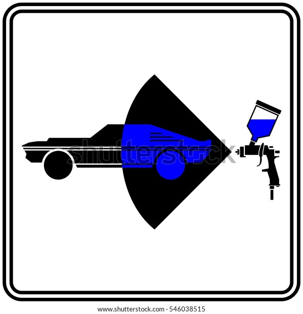 Spray Gun Vehicle Sprayers Stock Vector (Royalty Free) 546038515 ...