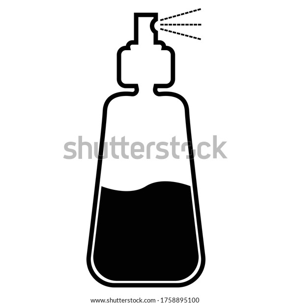 Spray Nozzle Icon Graphic Design Stock Vector (Royalty Free) 1758895100 ...