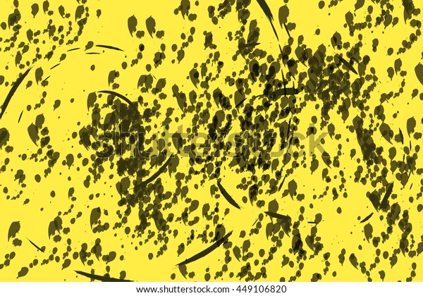 Spray Paint On Yellow Background Abstract Stock Vector (Royalty Free ...