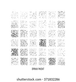 Spray Paint Splatter Isolated On White Stock Vector (Royalty Free ...