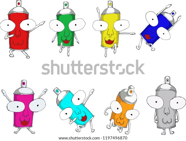 Spray Ranger Character Stock Vector (Royalty Free) 1197496870 ...
