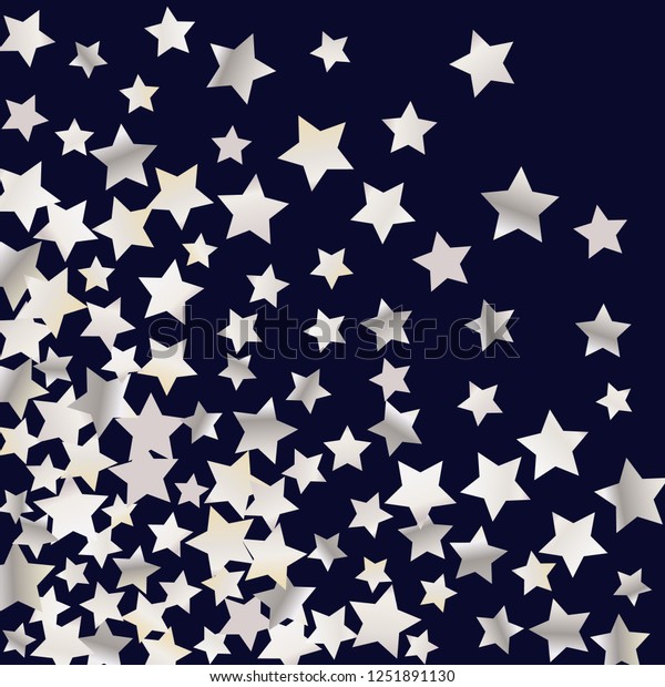 Spray Stars Isolated Gradient Stellar Elements Stock Vector (Royalty ...