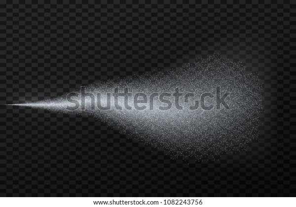 Spray Water Spray Mist Design Isolated Stock Vector (Royalty Free ...