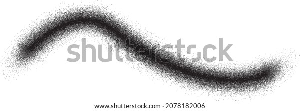 Sprayed Black Line Graffiti Art Design Stock Vector (Royalty Free ...