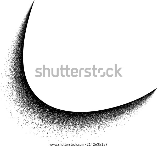 Sprayed Black Line Graffiti Art Design Stock Vector (Royalty Free ...