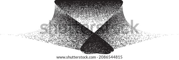 Sprayed Black Spiral Line Graffiti Art Stock Vector (Royalty Free ...