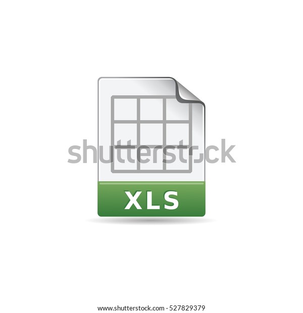 Spreadsheet File Icon Color Office Report Stock Vector (Royalty Free ...