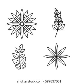 Spring Blossom Icon Image Stock Vector (Royalty Free) 599837051 ...