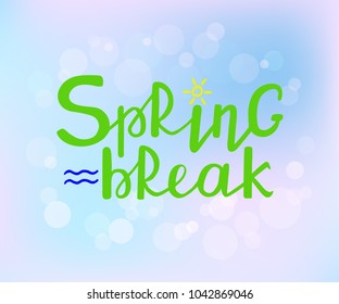 Beautiful Handwritten Text World Environment Day Stock Vector (Royalty ...
